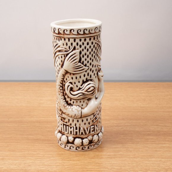 Tiki Rob | Dining | Tiki Rob Tall Rum Haven Mermaid 3d Siren Glazed ...